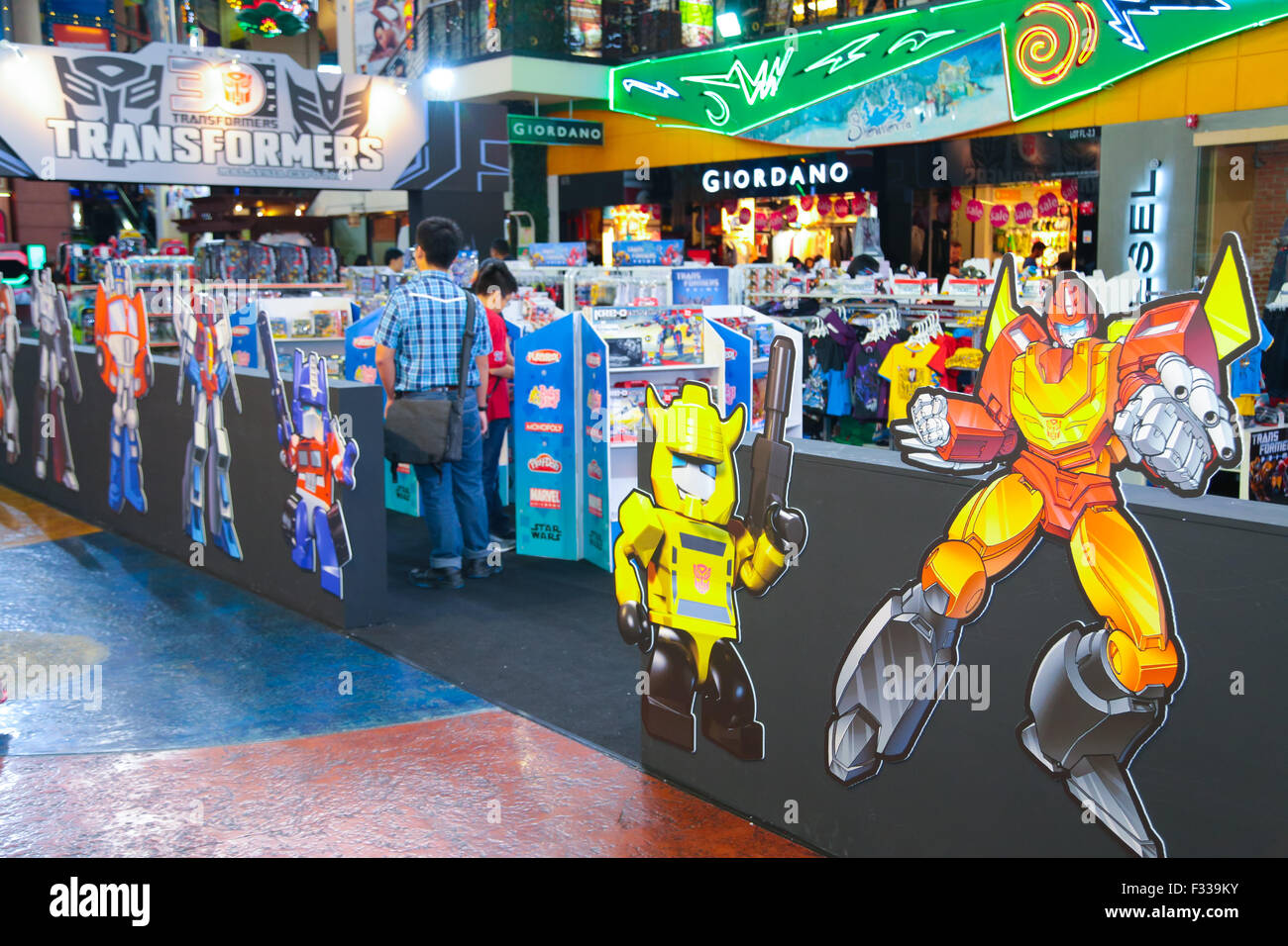 Transformer promotion booth at Genting Highland indoor theme park ...