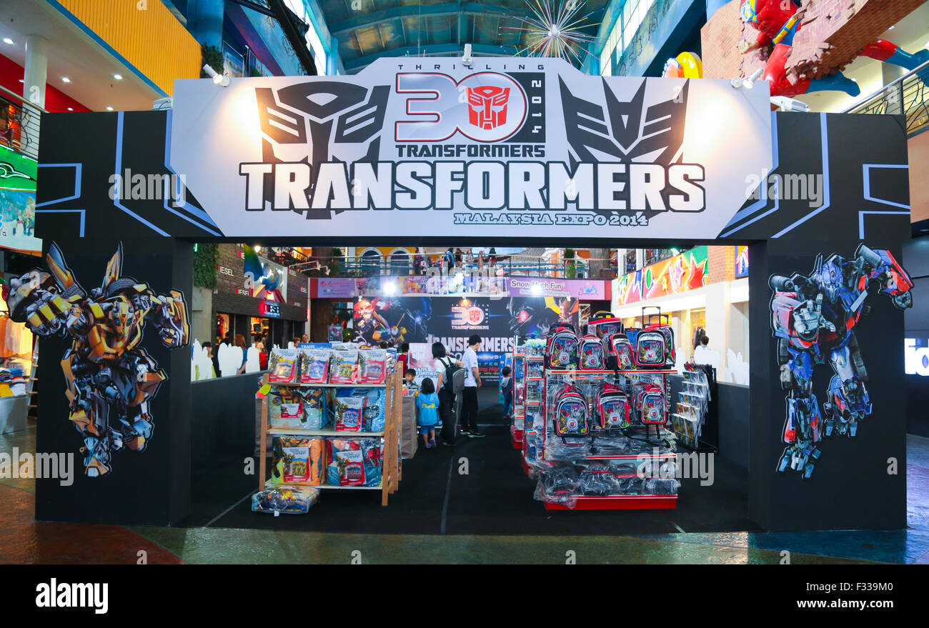 Transformer promotion booth at Genting Highland indoor theme park ...