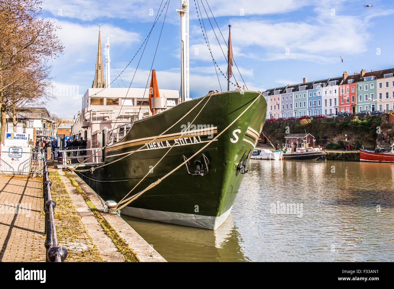 Thekla Social nightclub and Venue boat, Mud Dock, Bristol docks ...