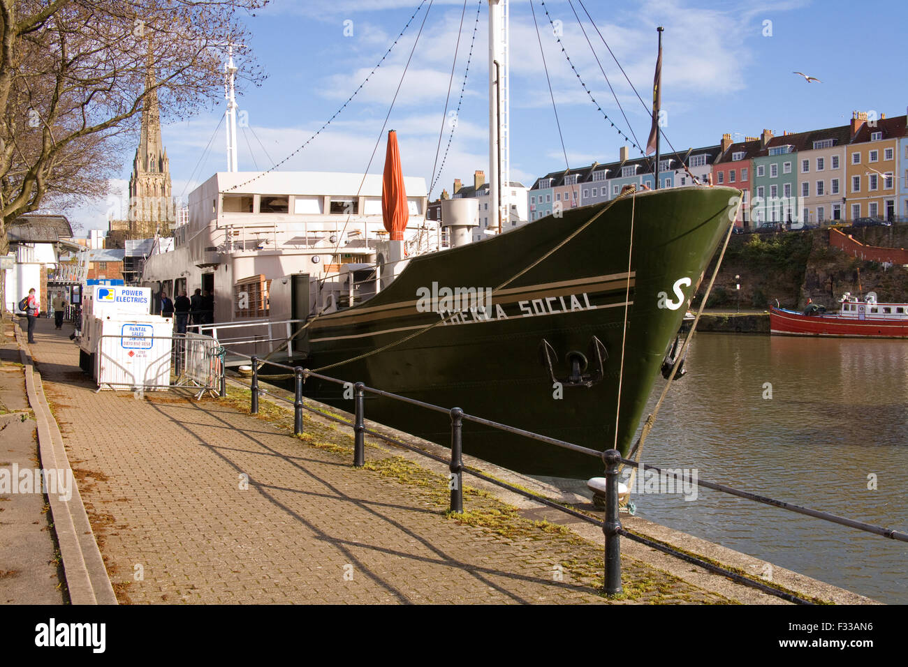 Thekla Social nightclub and Venue boat, Mud Dock, Bristol docks ...