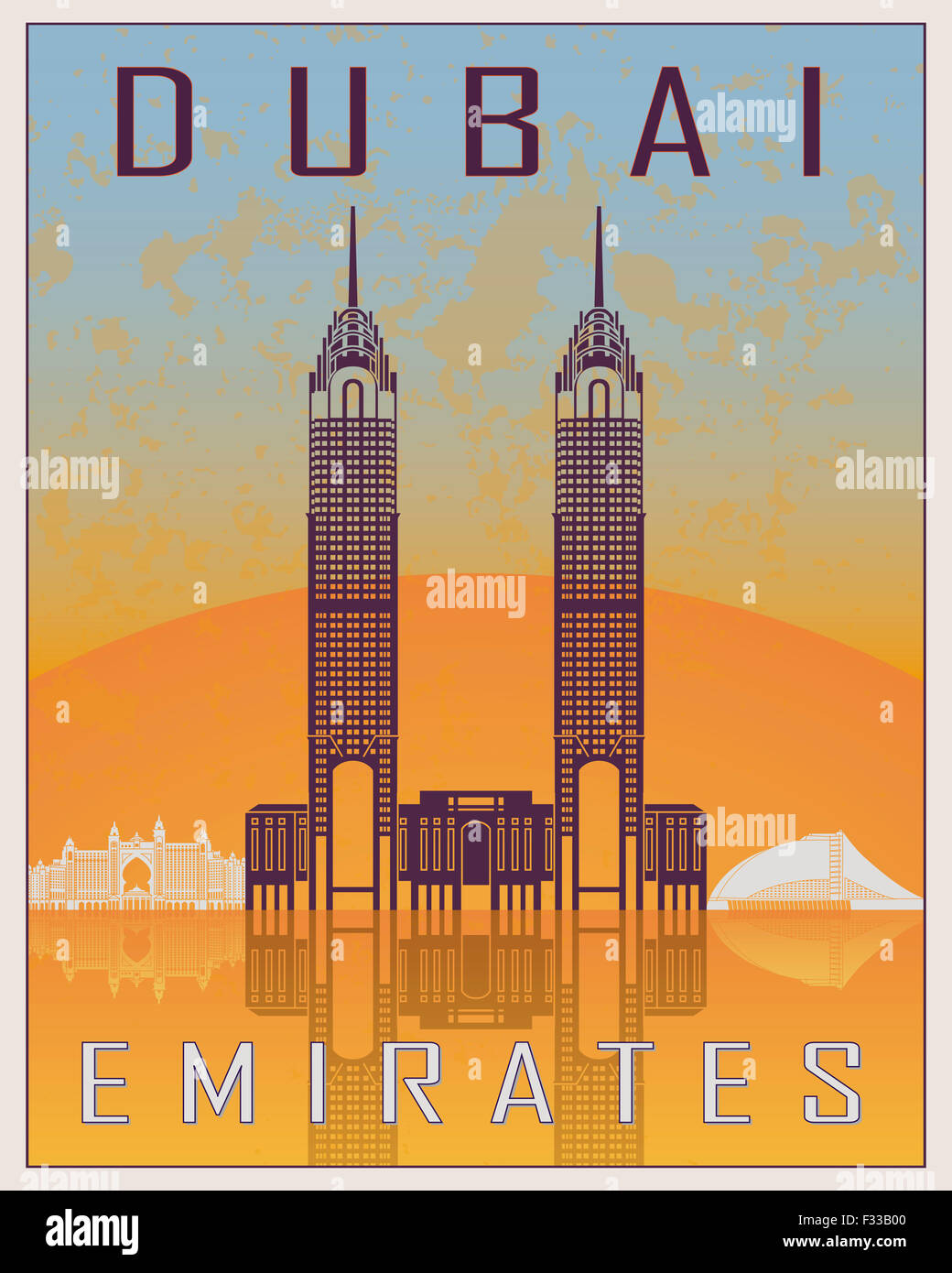 Dubai monument hi-res stock photography and images - Alamy