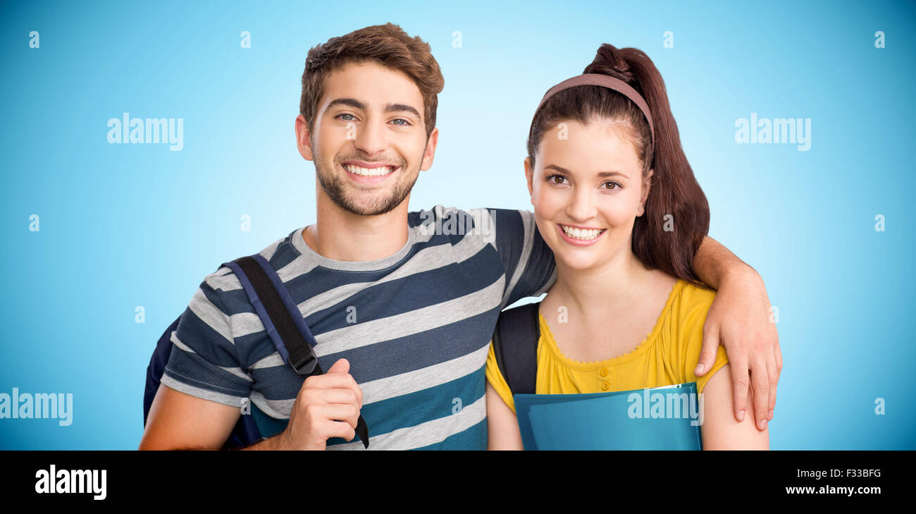 Happy students hi-res stock photography and images - Alamy
