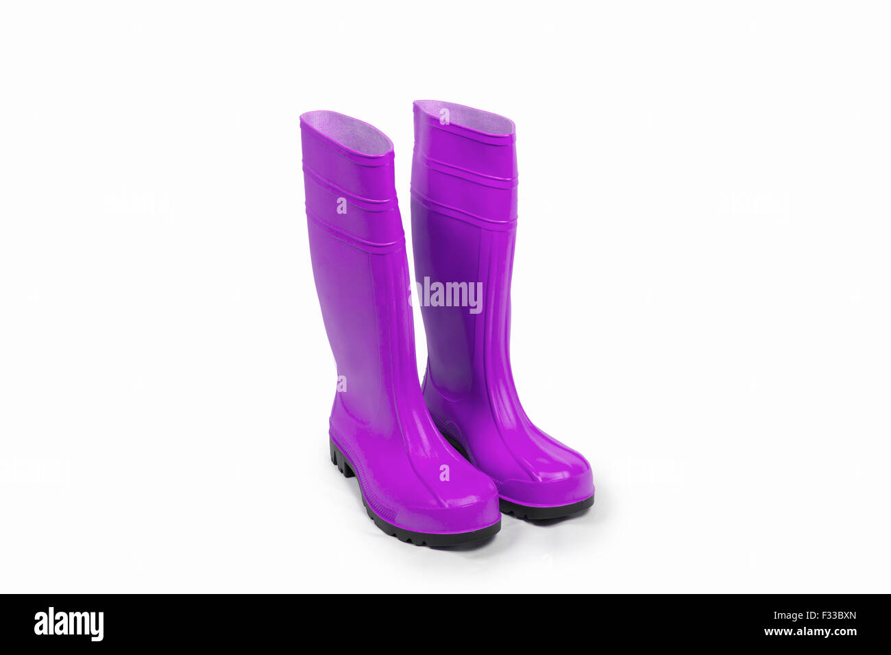 Safety rubber boots Cut Out Stock Images & Pictures - Alamy