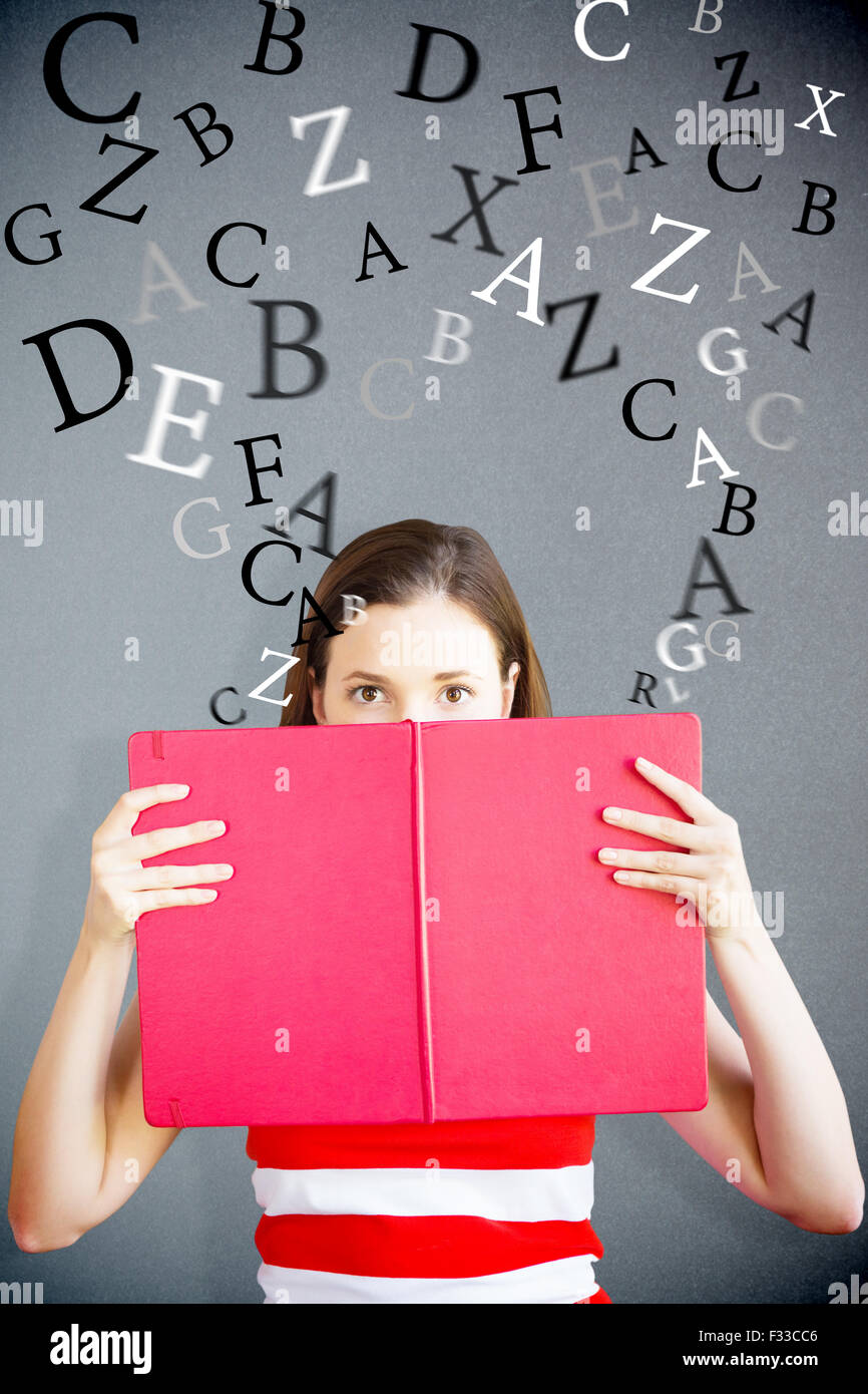 Book over face hi-res stock photography and images - Alamy
