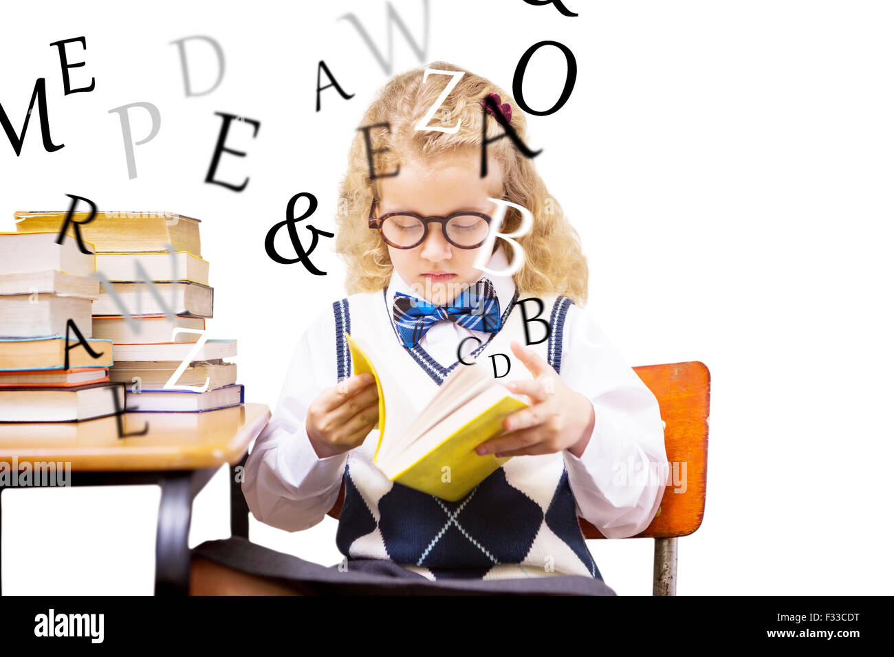 Pupil reading book hi-res stock photography and images - Alamy