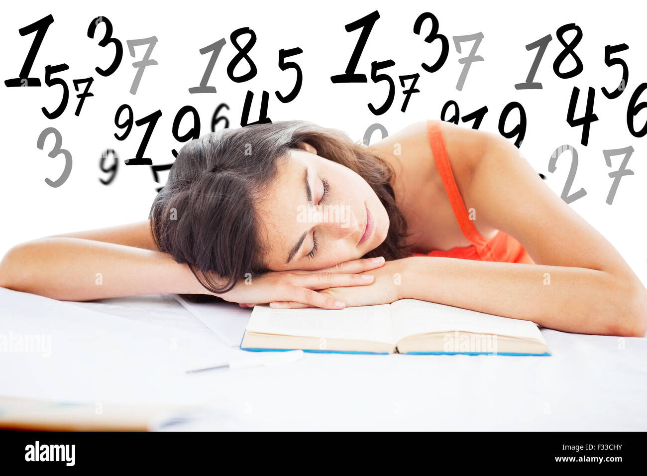Sleeping student hi-res stock photography and images - Alamy