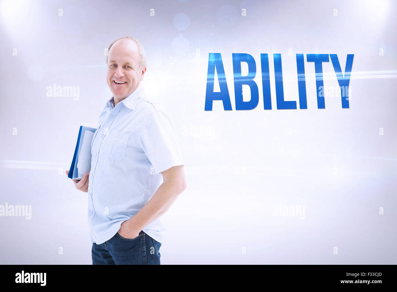 Ability against grey background Stock Photo - Alamy