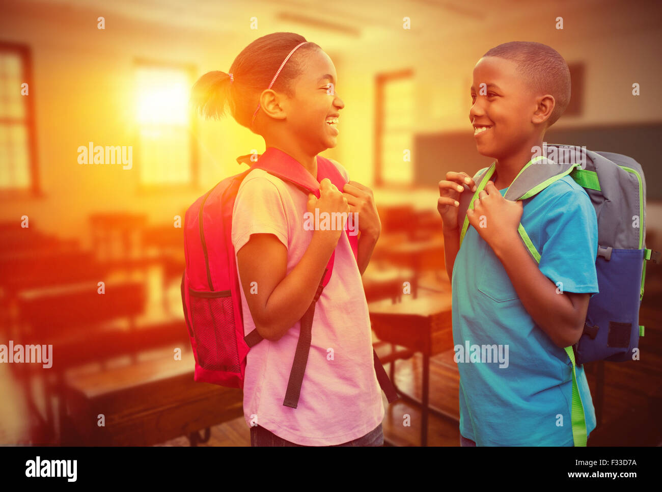 Smiling pupils hi-res stock photography and images - Alamy