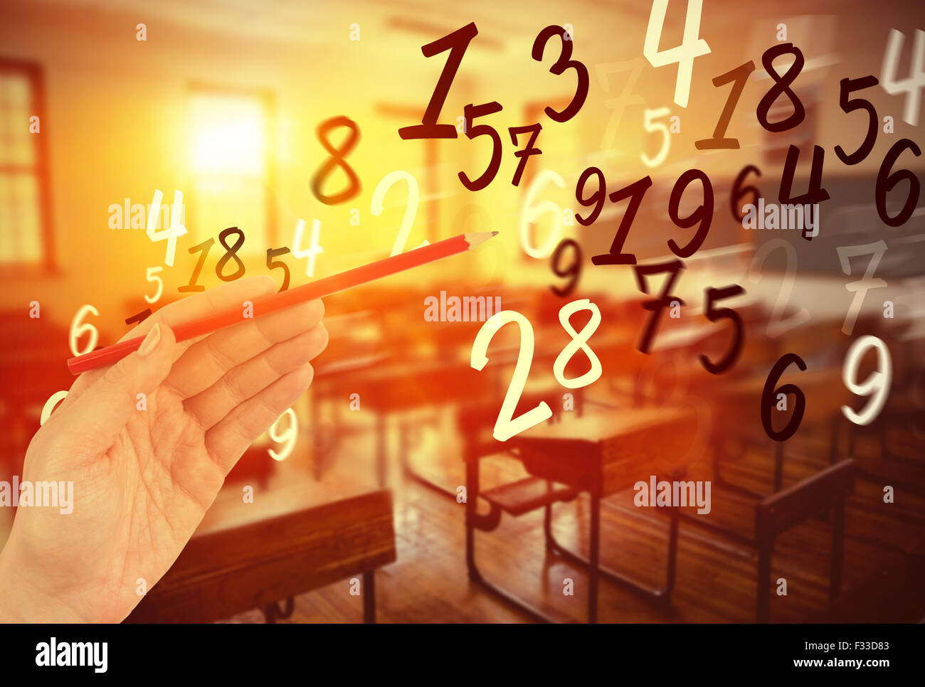 Hand writing numbers with pencil hi-res stock photography and images ...