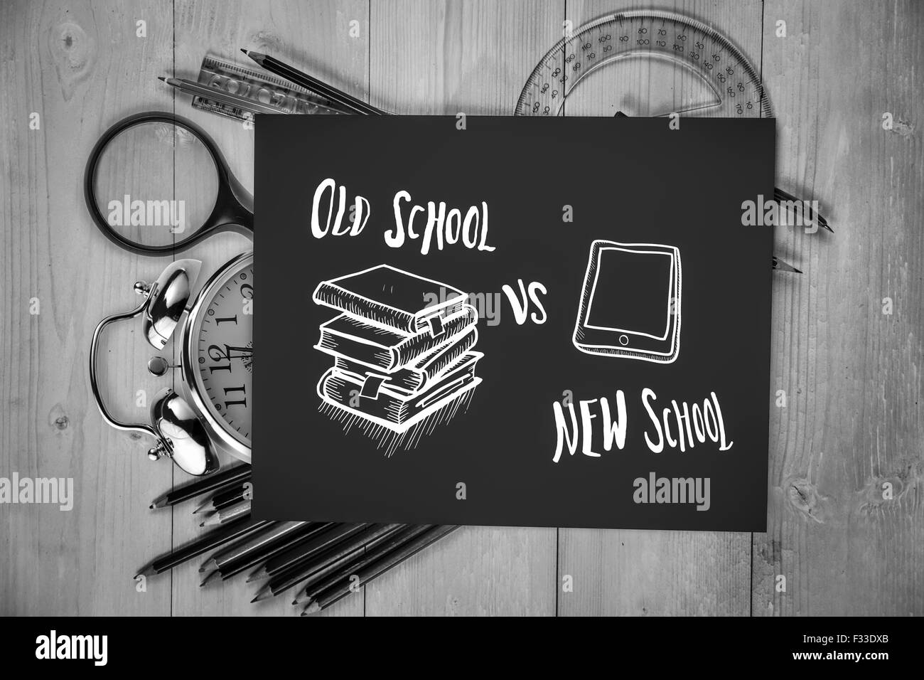 Pc school Black and White Stock Photos & Images - Alamy