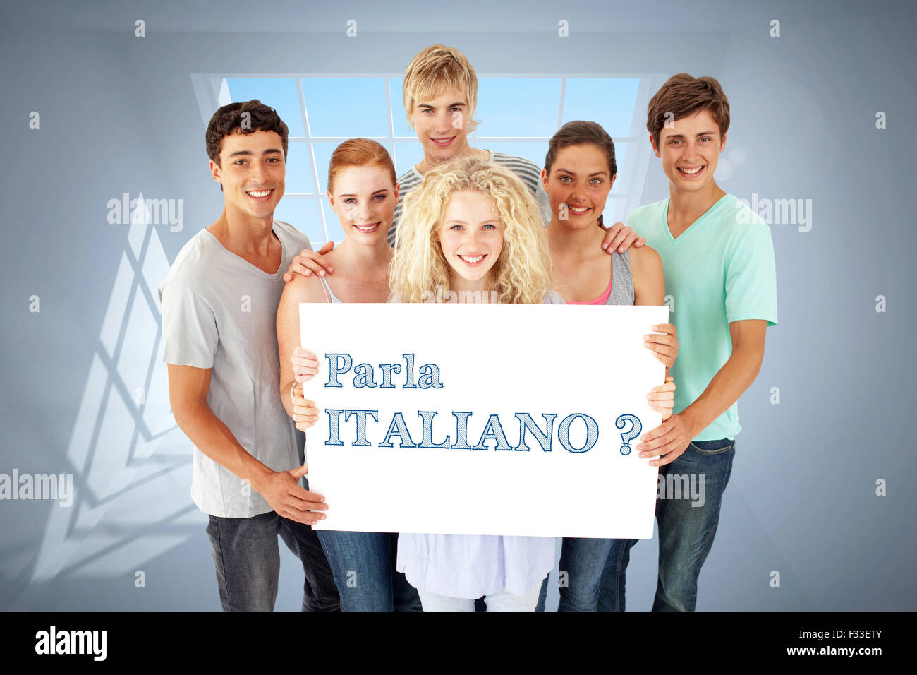 Italian teenagers friends hi-res stock photography and images - Alamy