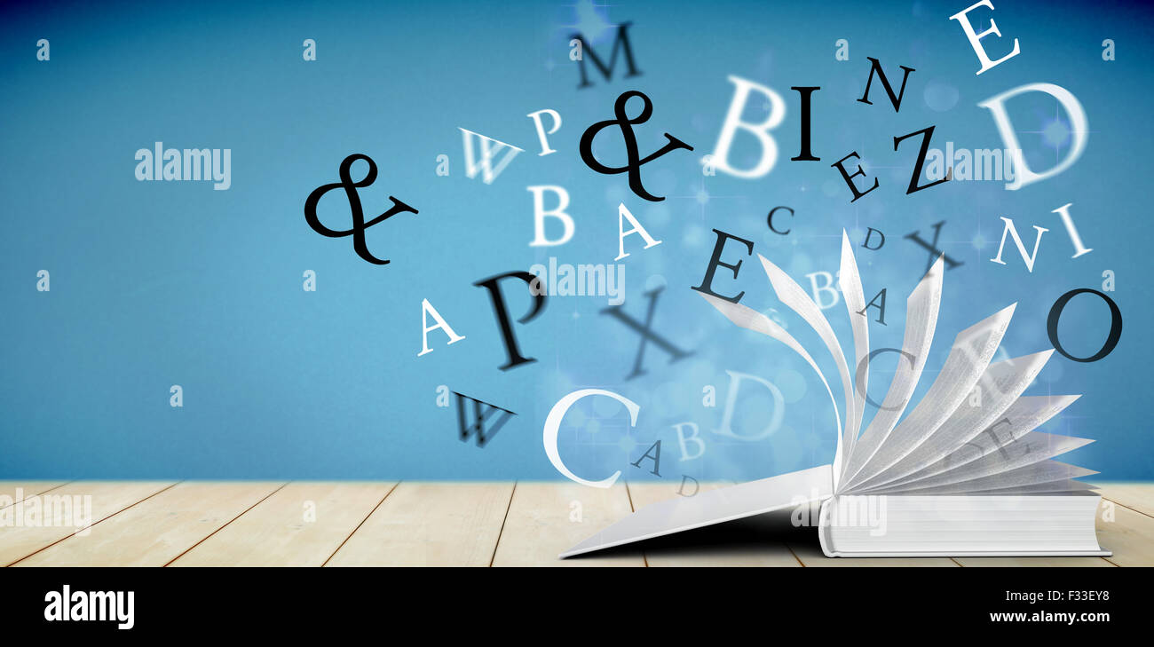 Composite image of letters Stock Photo - Alamy
