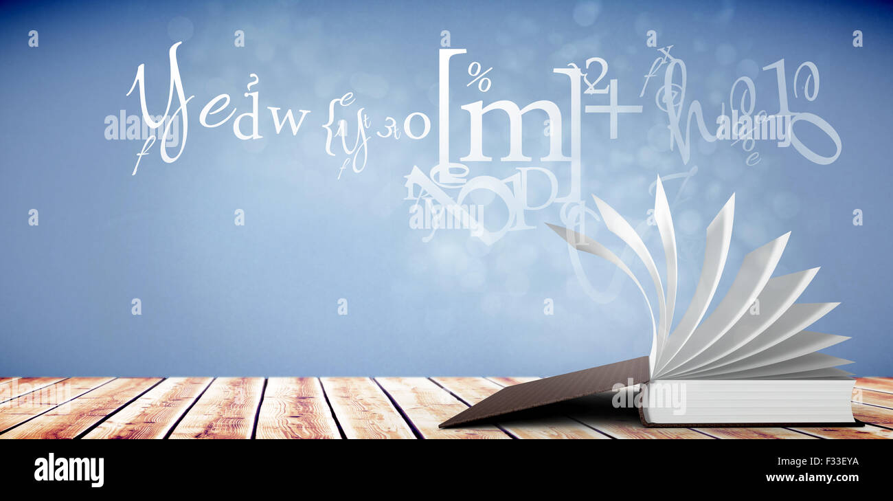 Composite image of letter and number jumble Stock Photo - Alamy