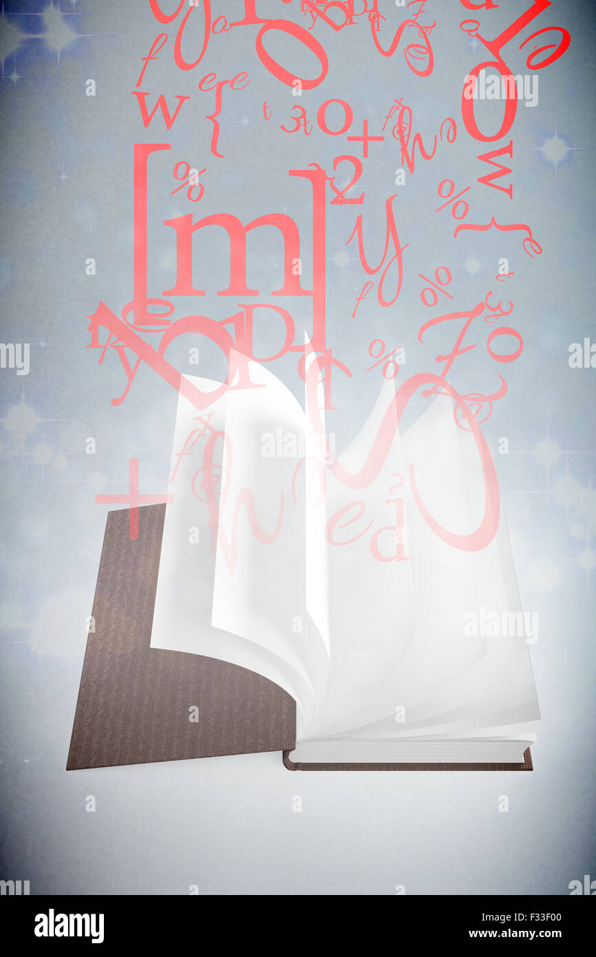 Composite image of letter and number jumble Stock Photo - Alamy