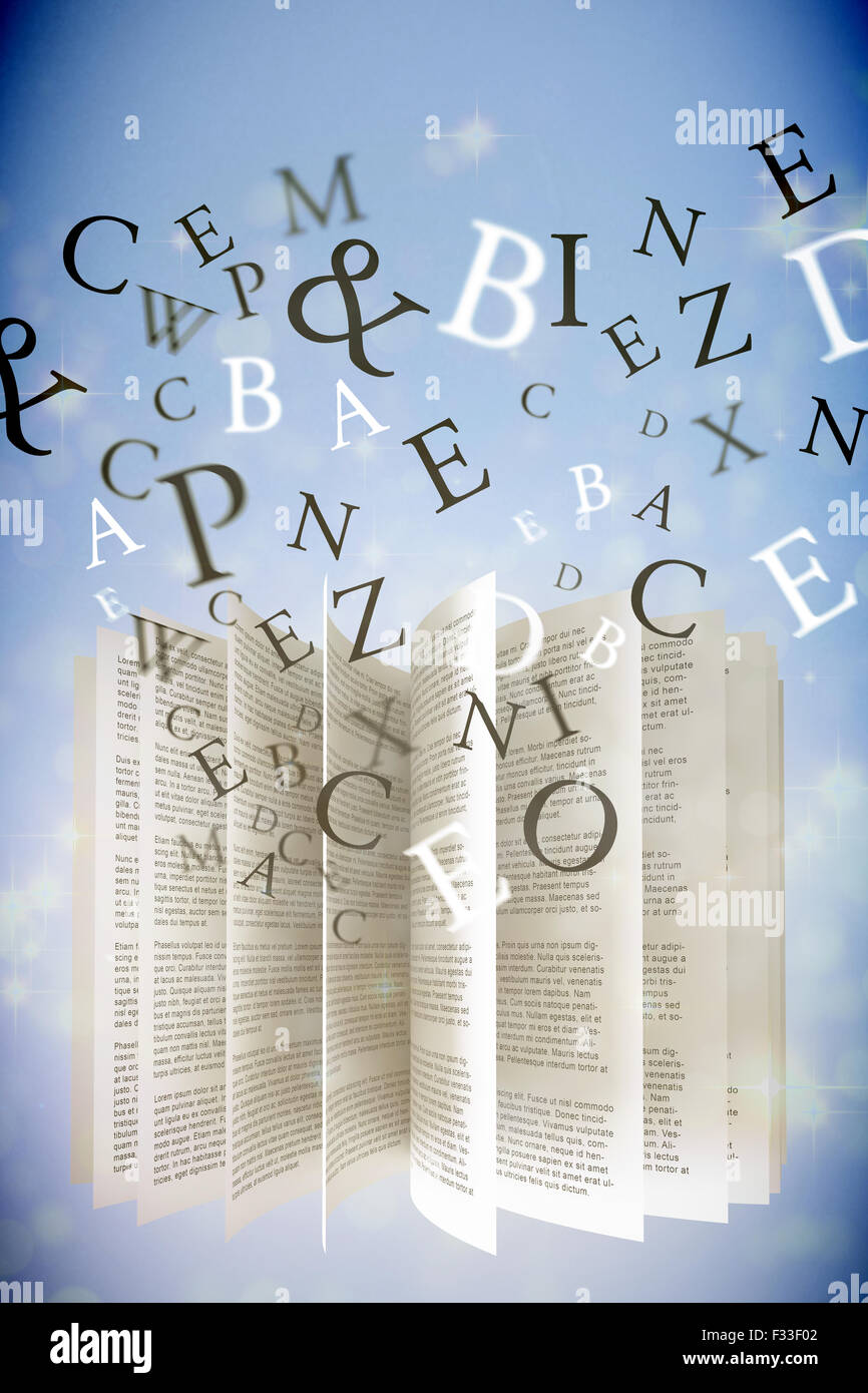 Composite image of letters Stock Photo - Alamy