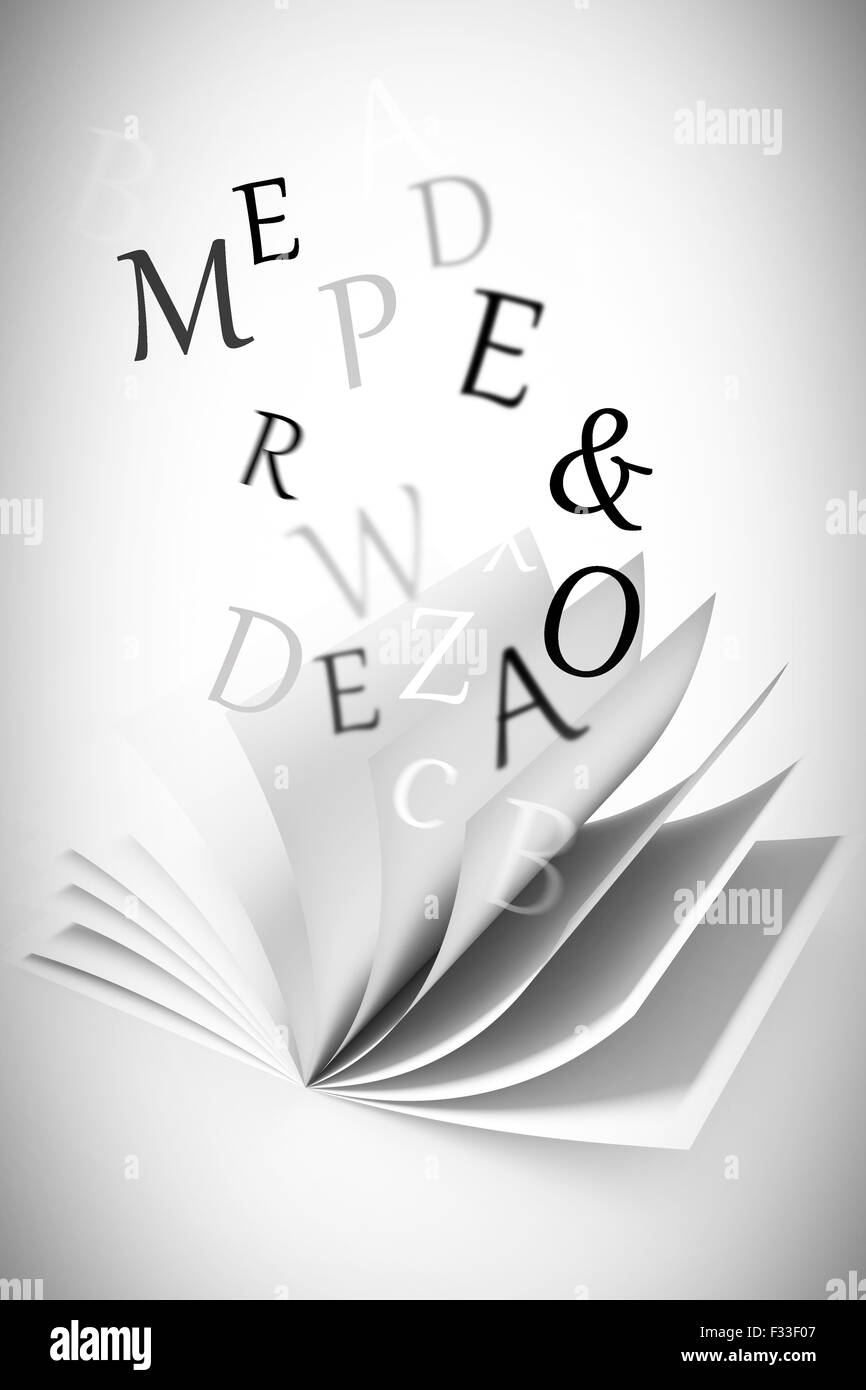 Composite image of letters Stock Photo - Alamy