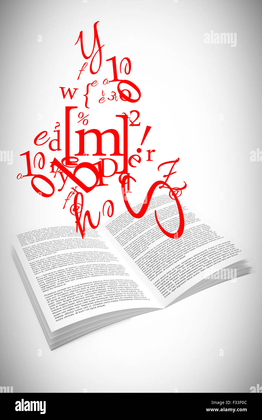 Composite image of letter and number jumble Stock Photo - Alamy