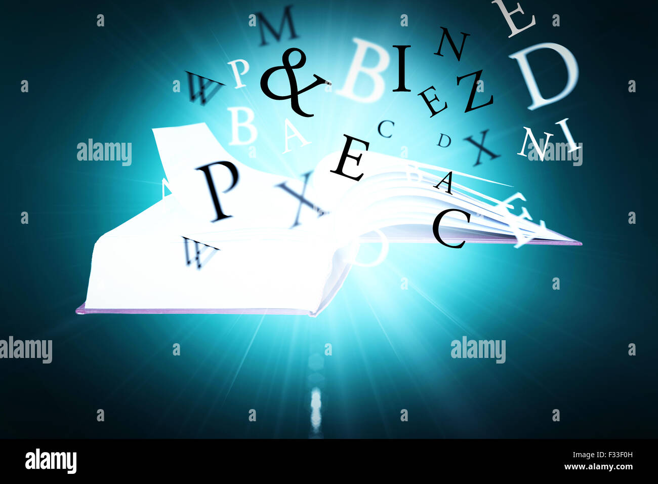 Composite image of letters Stock Photo - Alamy