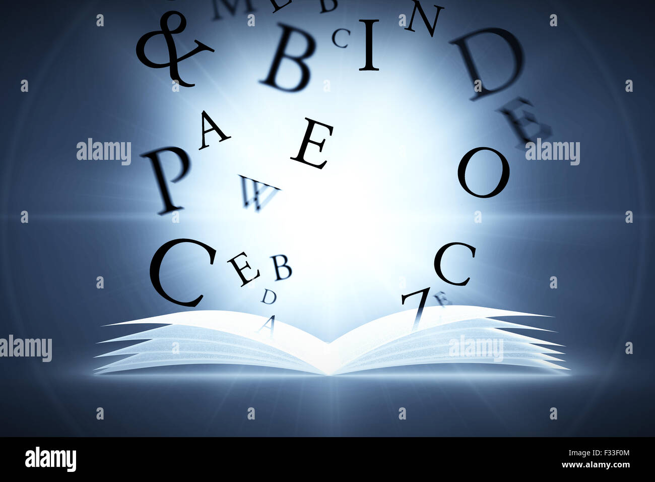 Composite image of letters Stock Photo - Alamy