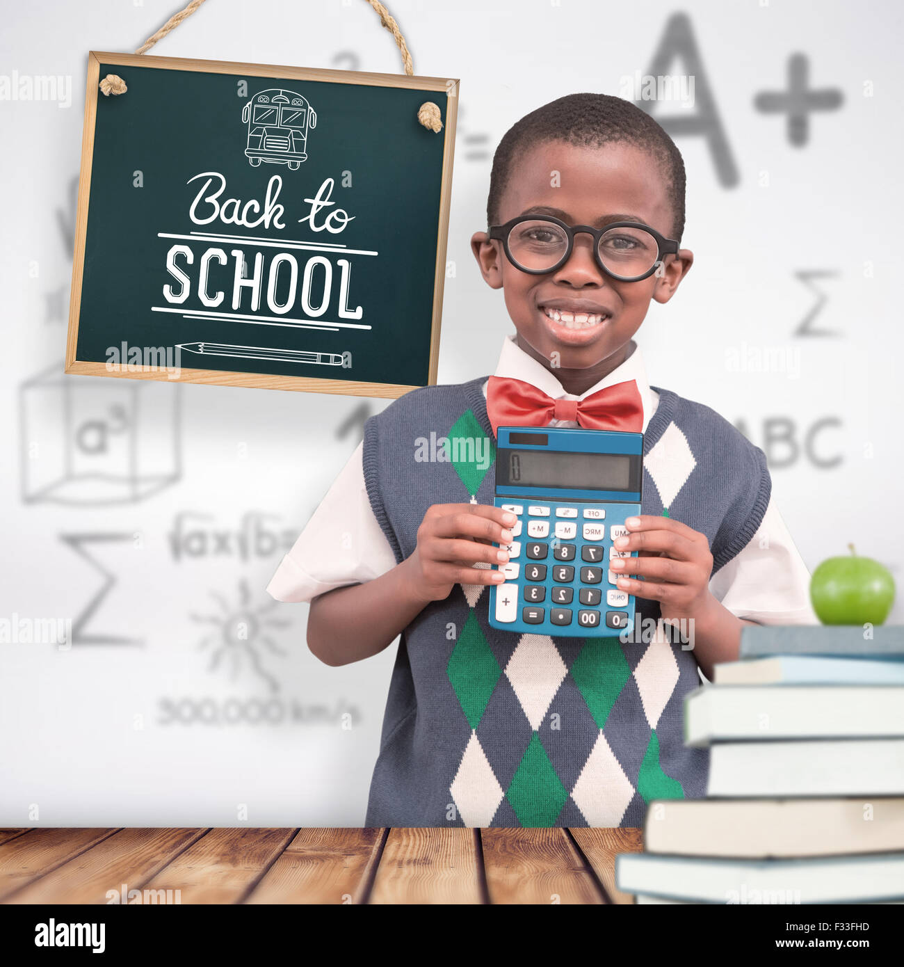 Child calculator black and white hi-res stock photography and images ...