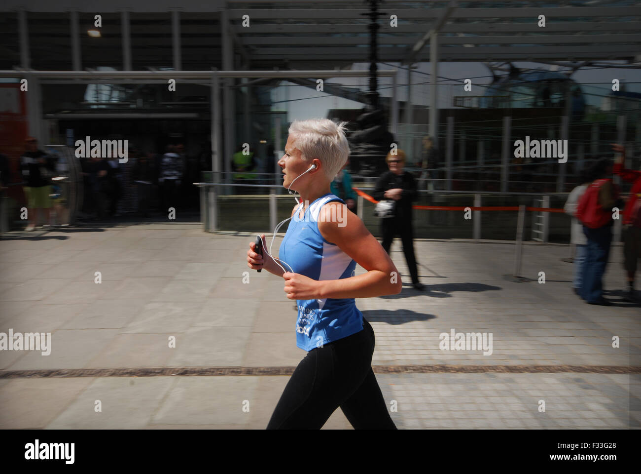 keeping fit, London UK Stock Photo - Alamy