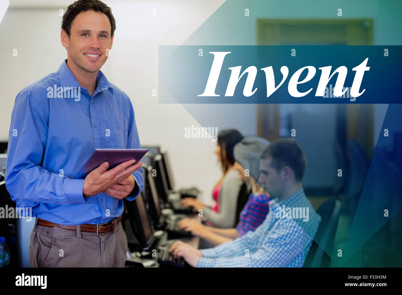 Students using computers hi-res stock photography and images - Alamy