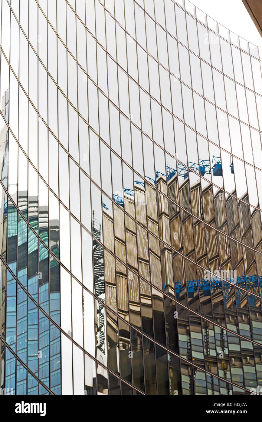 new building in london skyscraper financial district and window Stock ...