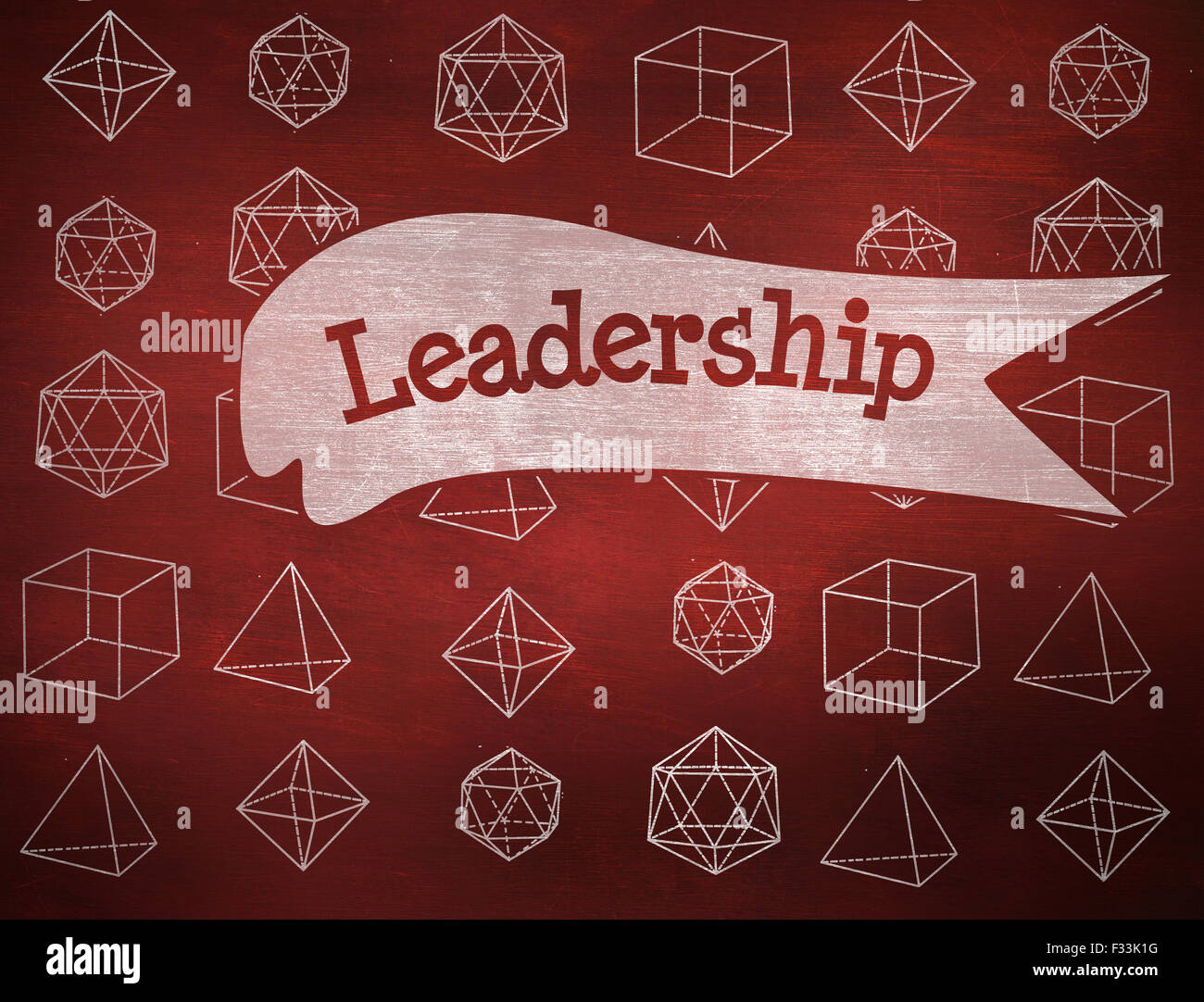 Leadership against desk Stock Photo - Alamy