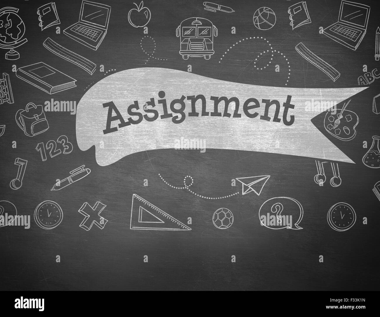 Homework assignment Black and White Stock Photos & Images - Alamy