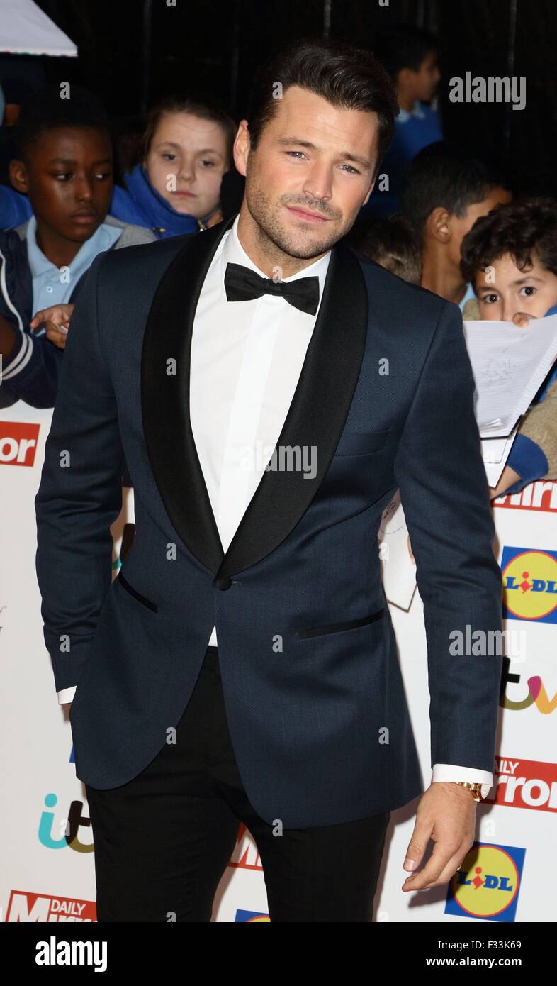 London, UK. 28th September, 2015. Mark Wright at Pride of Britain ...