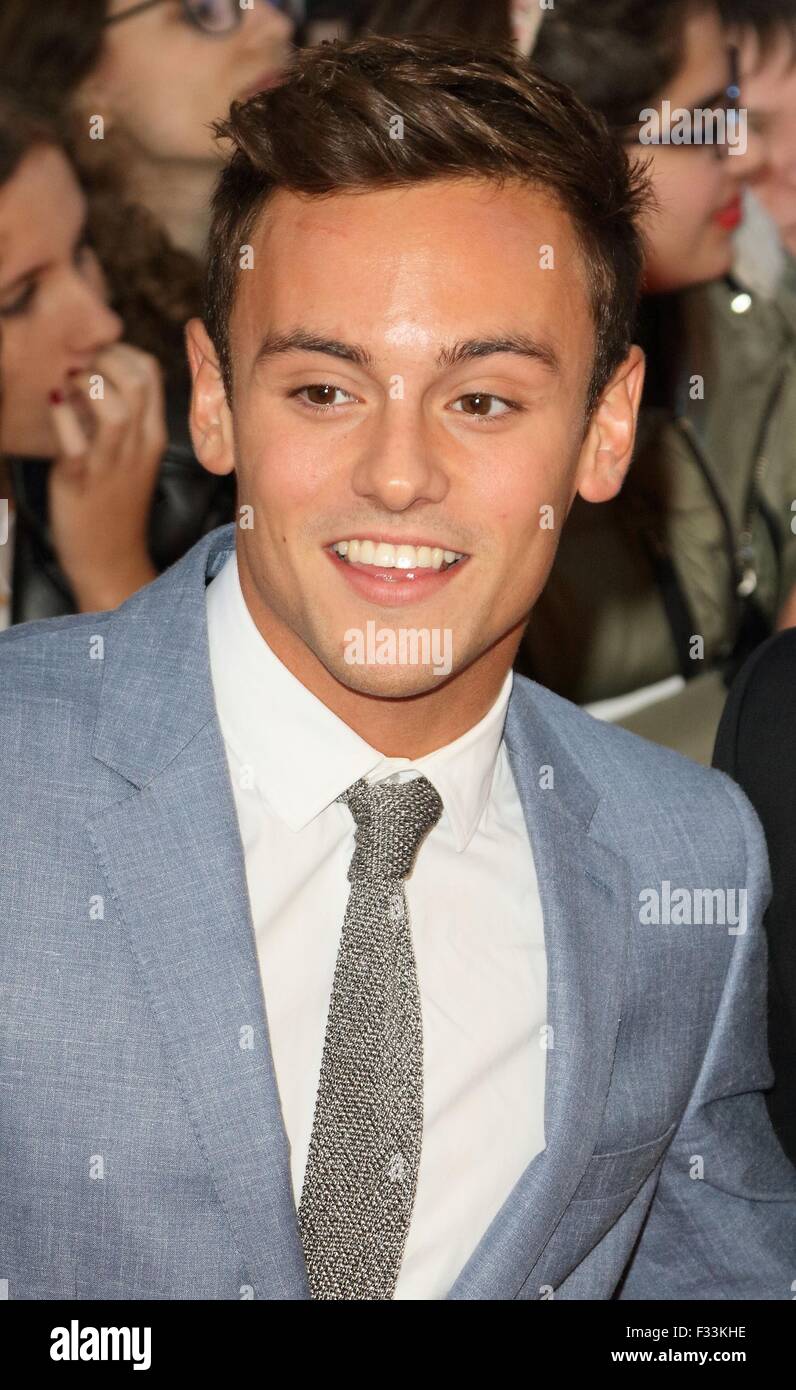 London, UK. 28th September, 2015. Tom Daley at Pride of Britain Awards ...