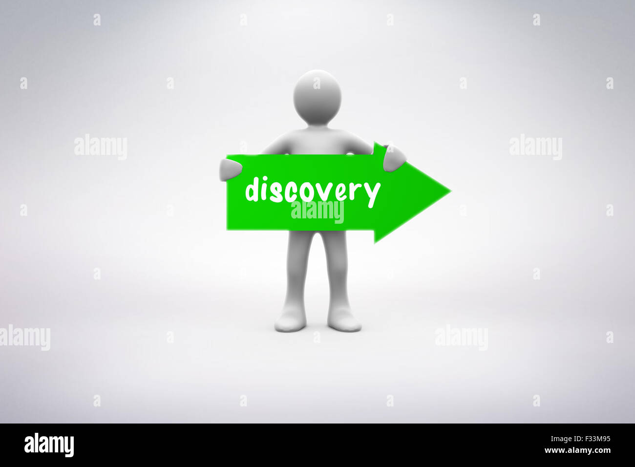 Discovery against grey background Stock Photo - Alamy