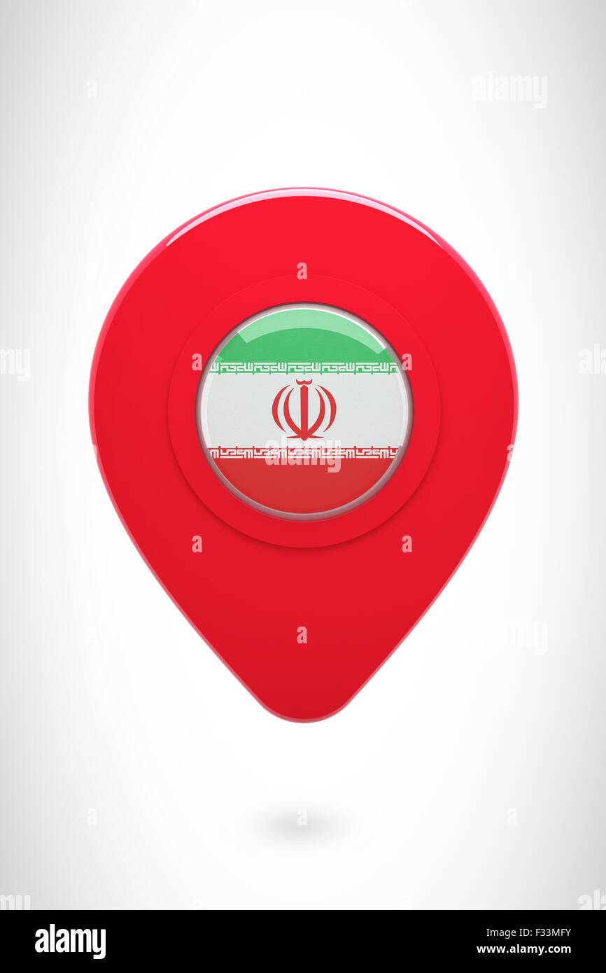 Composite image of close-up of map marker Stock Photo - Alamy