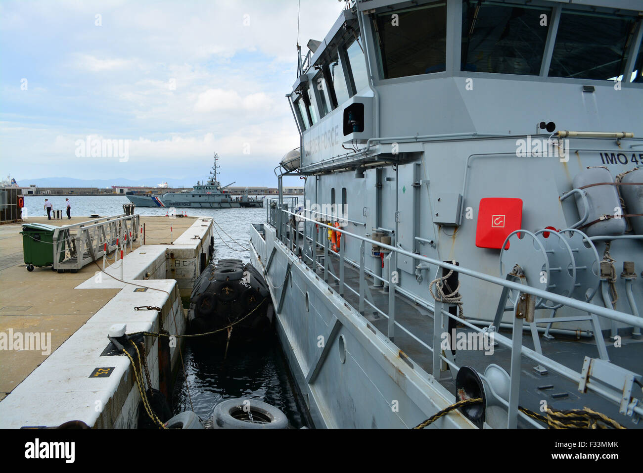 Gibraltar. 29th September, 2015. The Director of the UK's Border Force ...