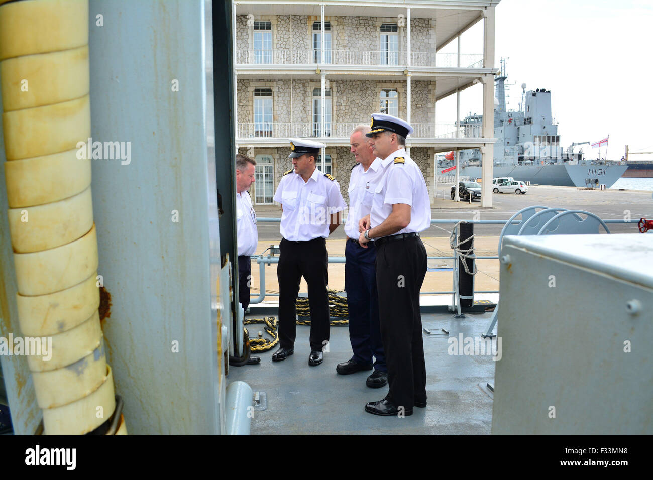 Gibraltar. 29th September, 2015. The Director of the UK's Border Force ...