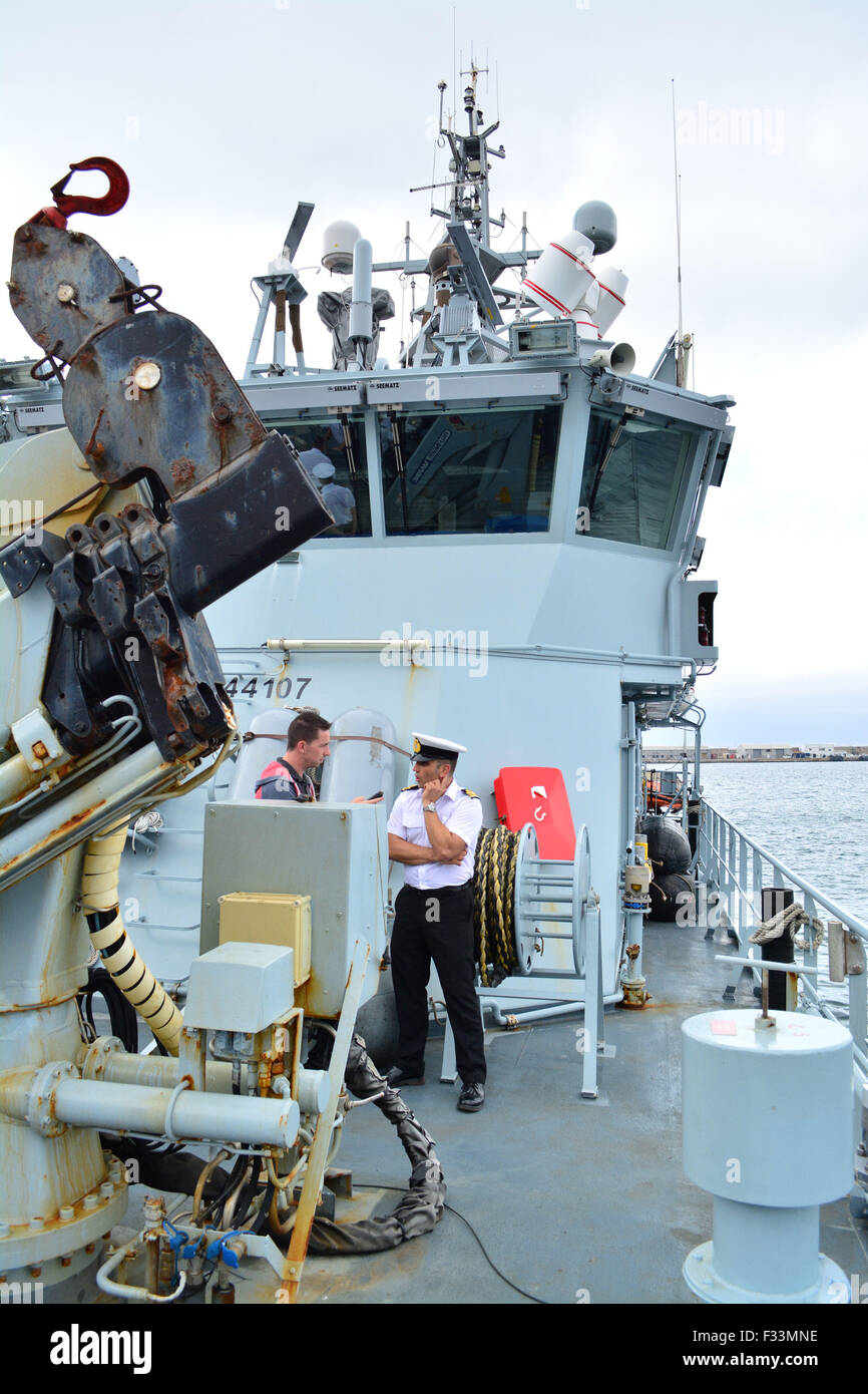 Gibraltar. 29th September, 2015. The Director of the UK's Border Force ...