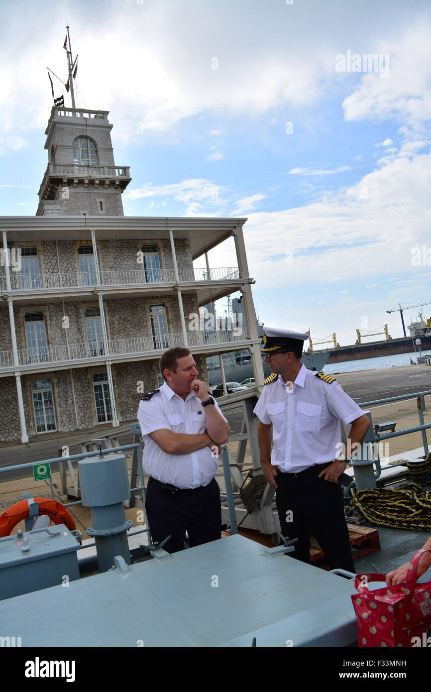 Gibraltar. 29th September, 2015. The Director of the UK's Border Force ...