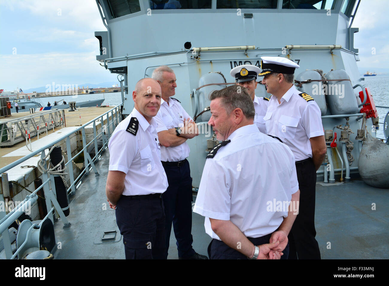 Gibraltar. 29th September, 2015. The Director of the UK's Border Force ...