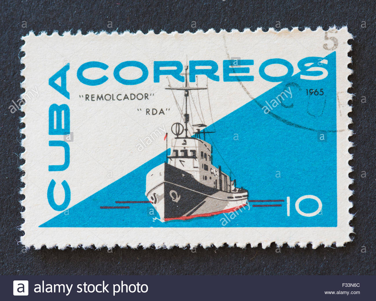 Postage Stamp From Cuba Depicting Stock Photos & Postage Stamp From ...