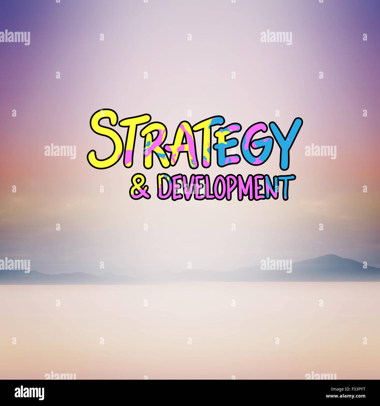 Composite image of strategy and development Stock Photo - Alamy