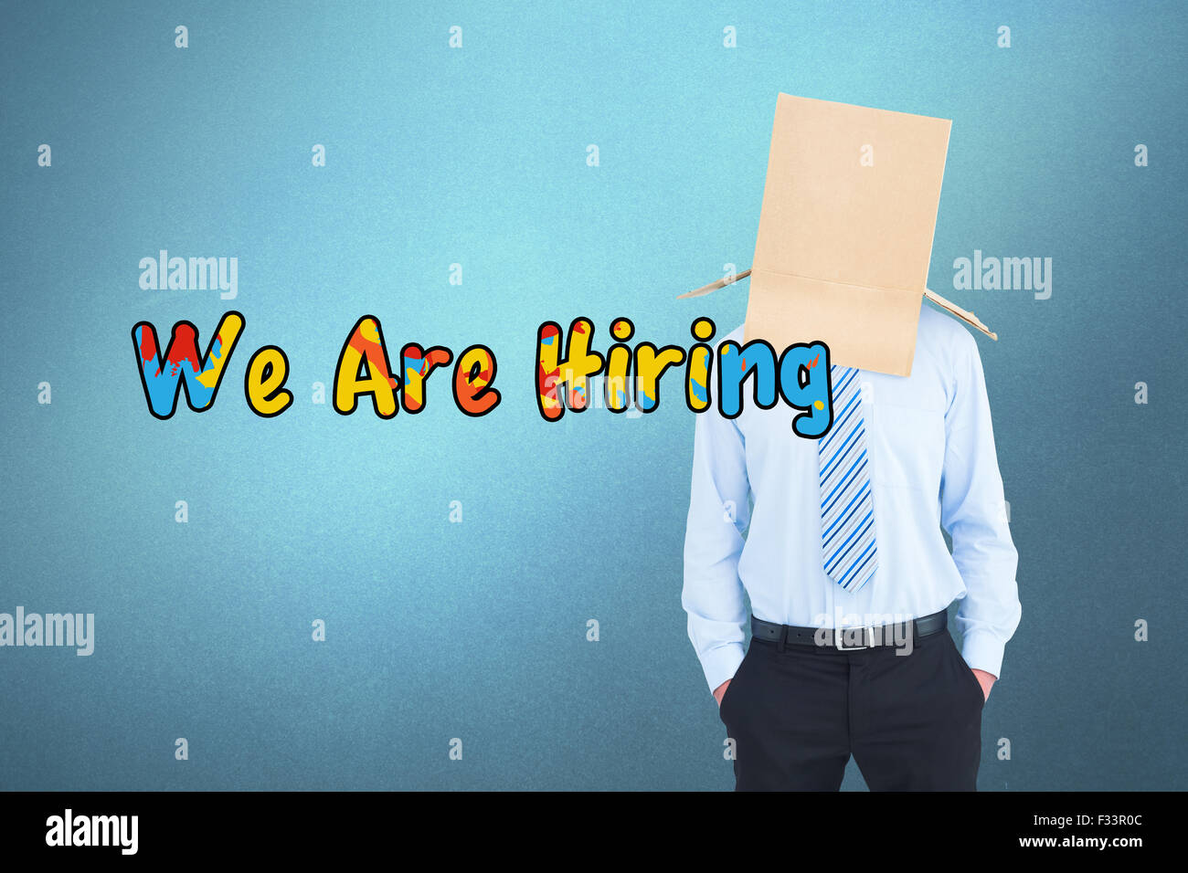 Composite image of anonymous businessman Stock Photo - Alamy