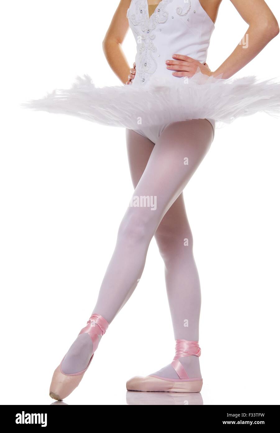 Close-up of a ballet dancer legs Stock Photo - Alamy