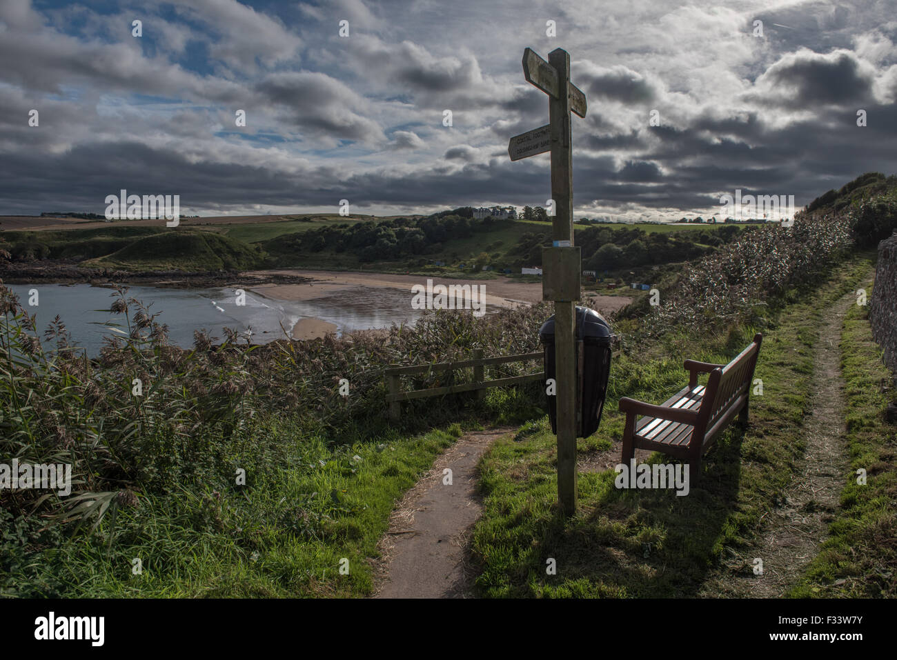 The Coldingham to St.Abbs Coastal Path Stock Photo - Alamy
