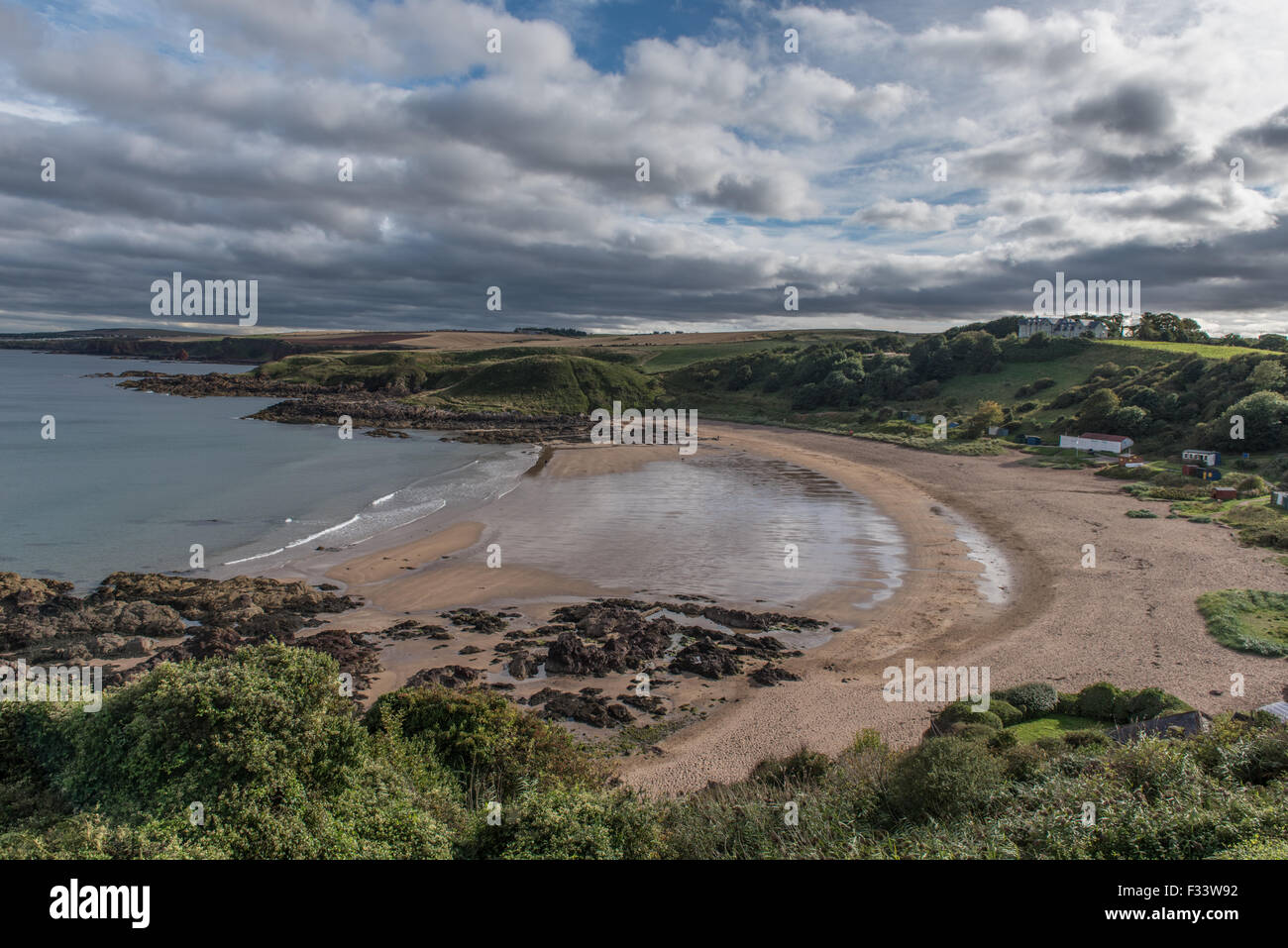 Coldingham Bay Berwickshire Scotland Stock Photo - Alamy