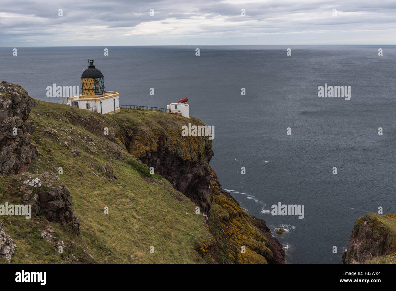 St.Abbs Head Lighthouse Stock Photo - Alamy