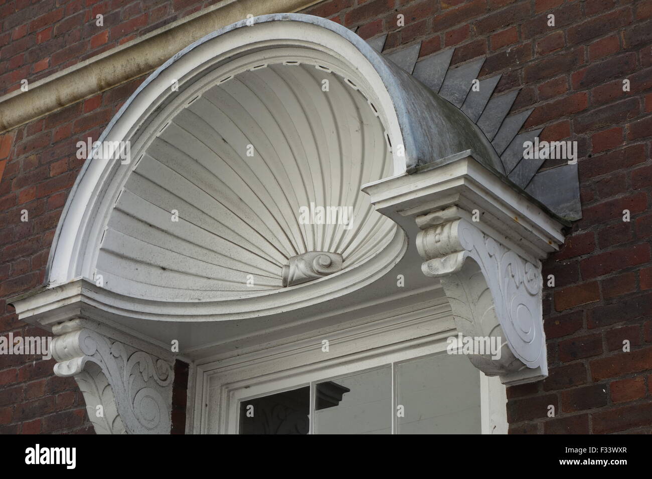 Shell Canopy over Door Stock Photo - Alamy