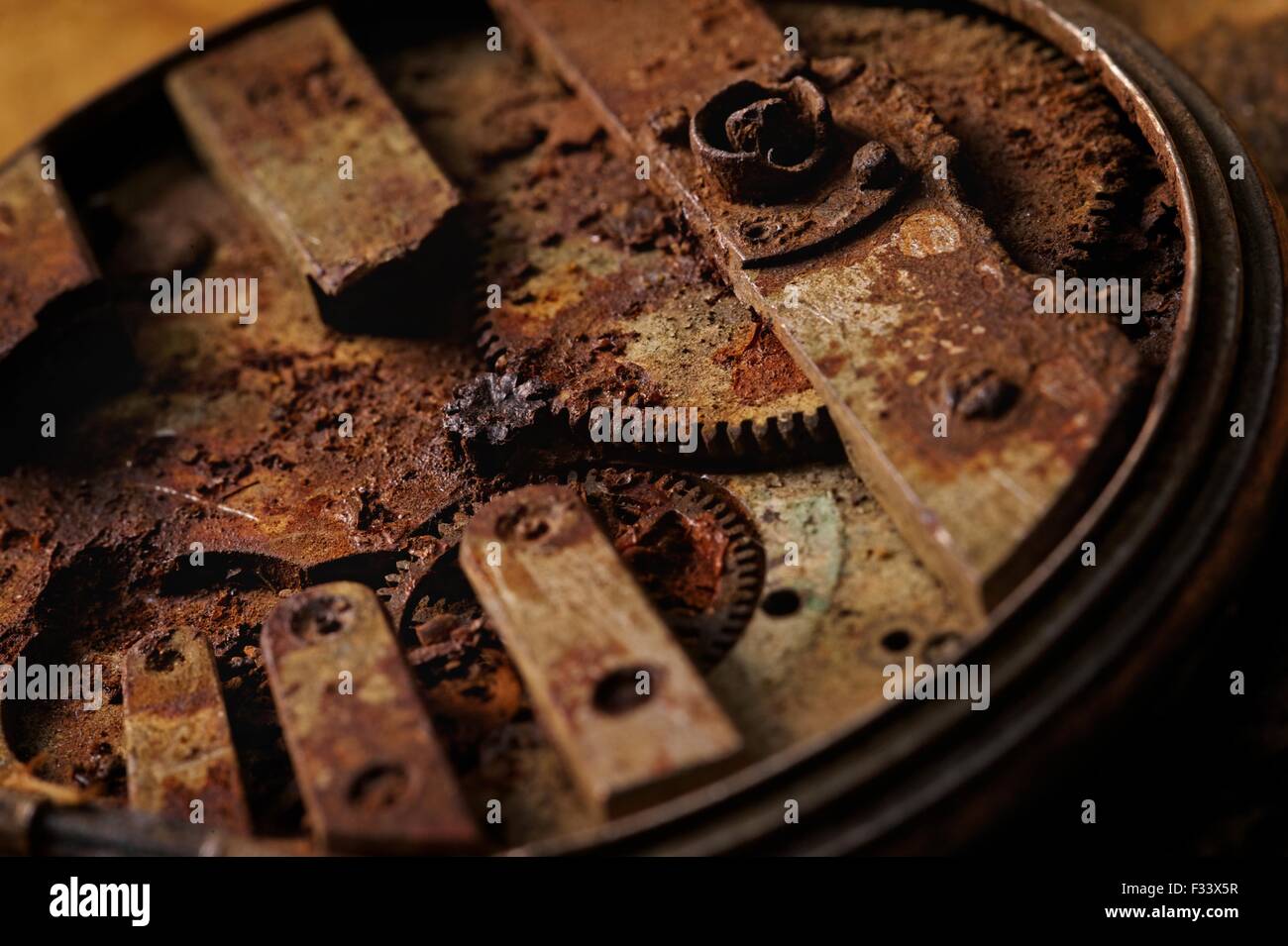 Close-up of an ancient gears Stock Photo - Alamy