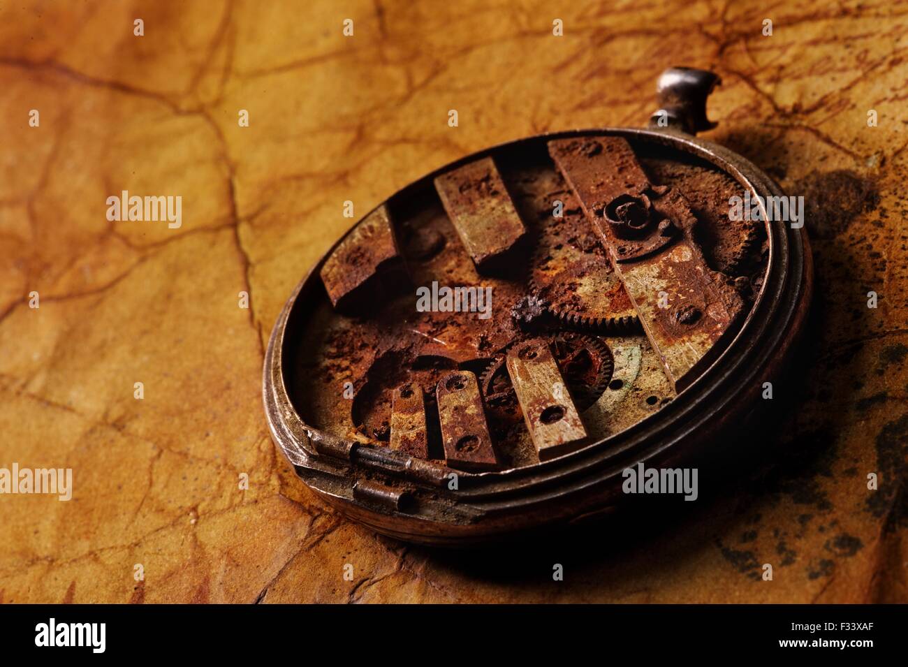 Close-up of an ancient gears Stock Photo - Alamy