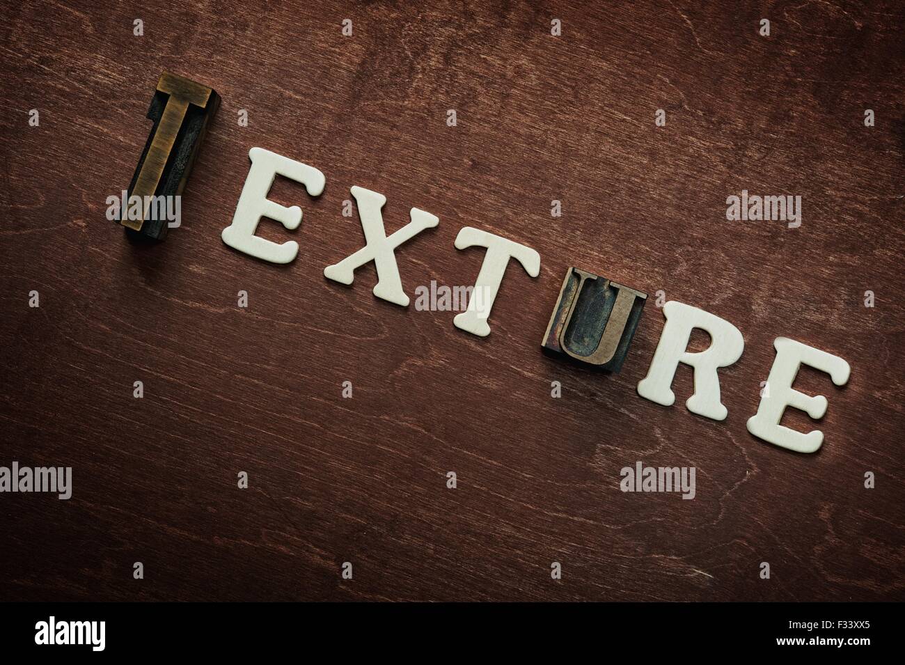 The word texture written on wooden background Stock Photo - Alamy