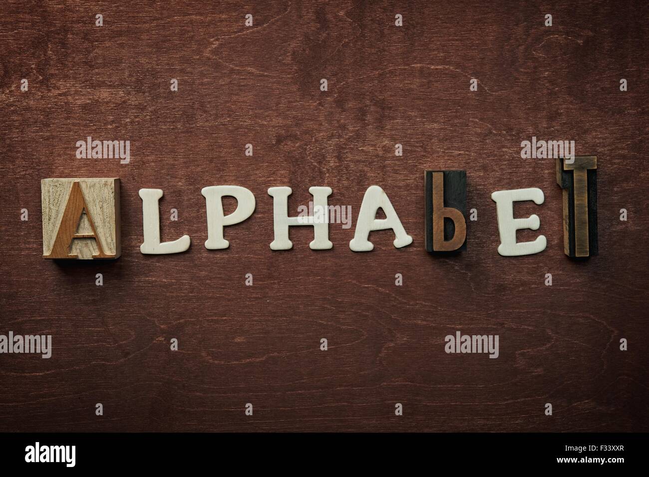 Vowel word english alphabet hi-res stock photography and images - Alamy
